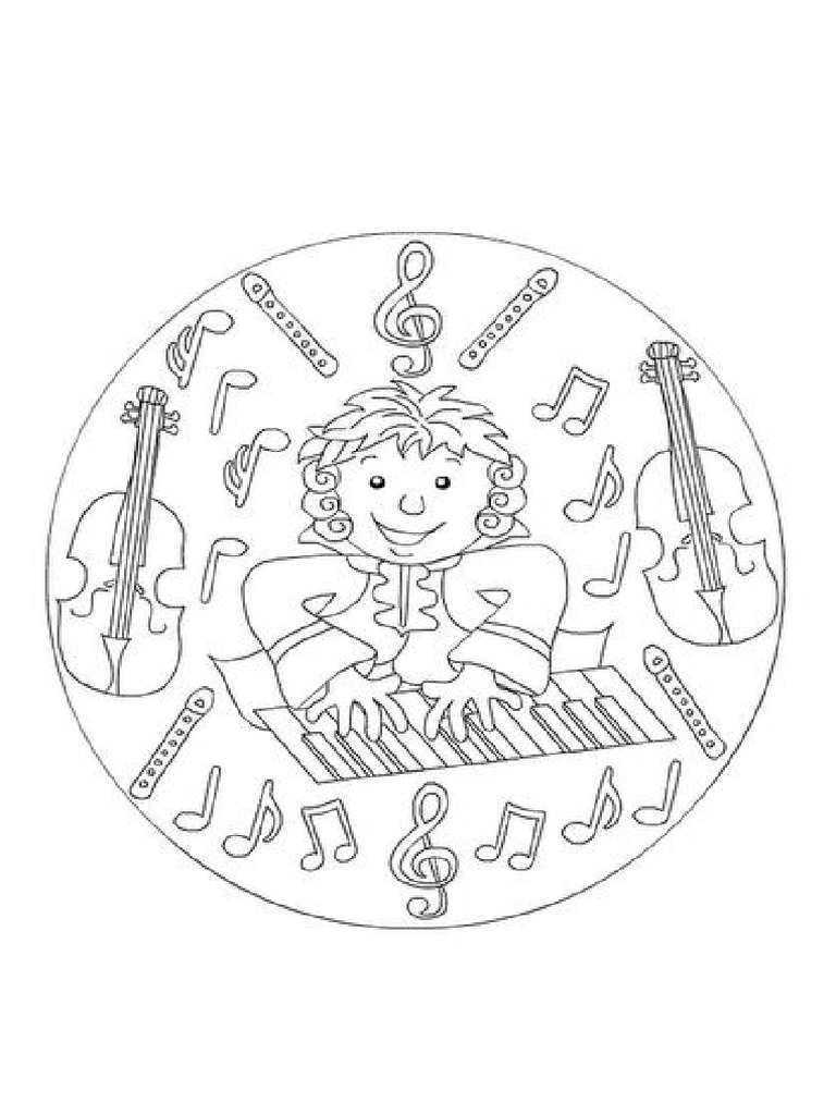 Mandala Musical y Letras | PDF