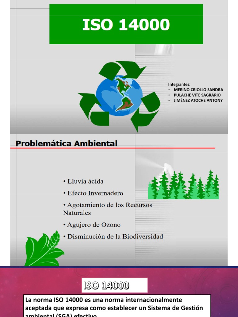 Que Es La Norma Iso 14000 | PDF | Business | Economias