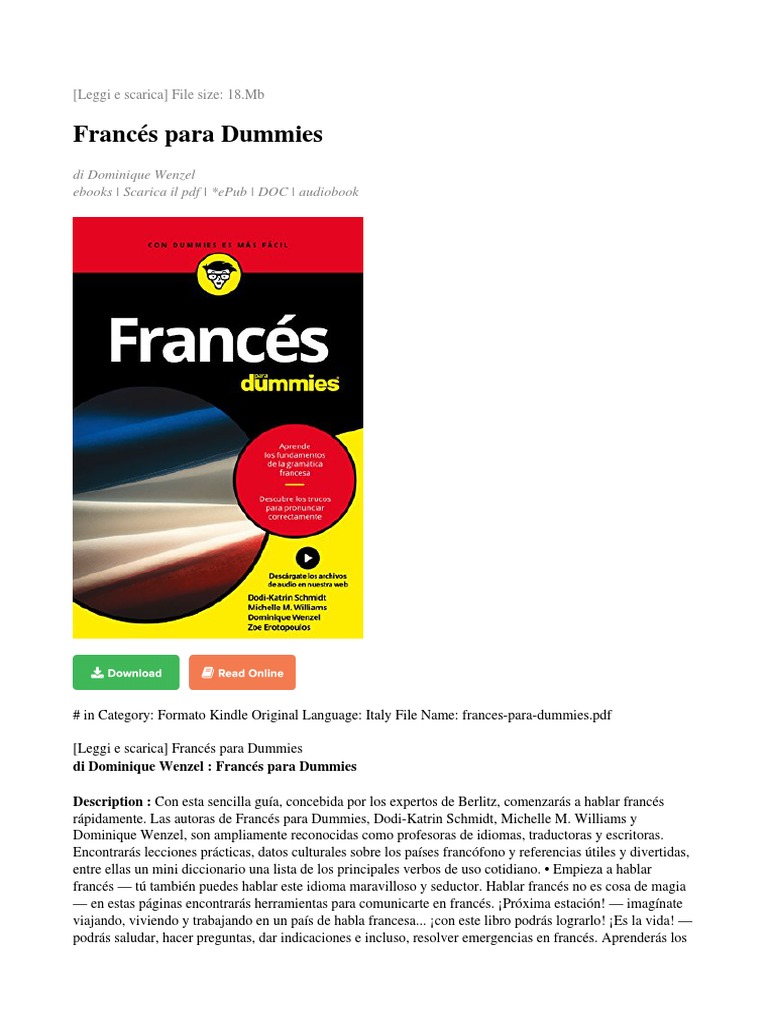 Frances para Dummies PDF A324afd33 PDF | PDF
