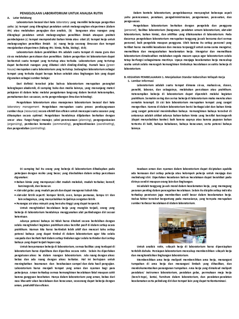 Penanganan Tumpahan HCl di Laboratorium | PDF | Sains & Matematika