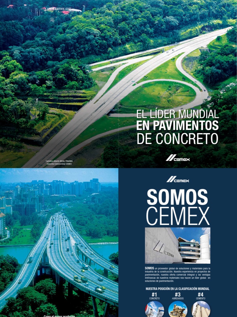 Folleto Pavimentos Cemex Expana PDF | PDF