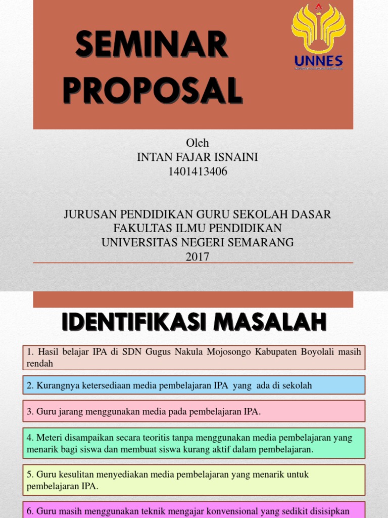 Bismillah Seminar Proposal | PDF
