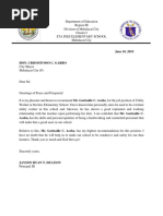 Letter of Condemnation | PDF