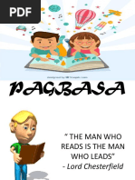 Mga Slogan Tungkol Sa Pagbasa | PDF