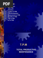 TPM JH PPT 01 JH Awareness | PDF | Leak | Lubricant