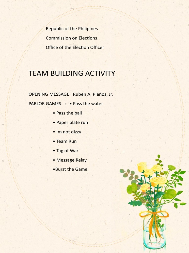 For Team Building | PDF