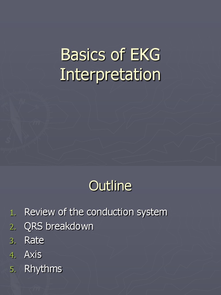 Basics of EKG Interpretation | PDF | Electrocardiography | Atrium (Heart)