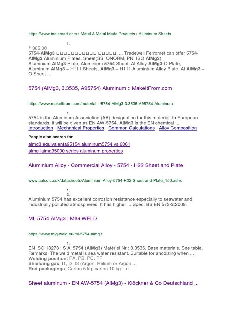 5754 Almg3 5754 Almg3 Almg3 Almg3 5754 Almg3 Almg3 Almg3 Almg3 | PDF ...