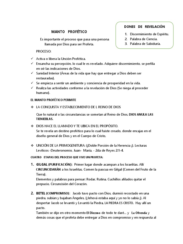 Manto Profetico | Cristo (título) | Religión y creencia