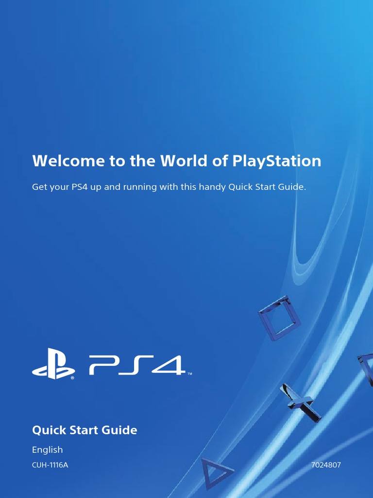 Welcome To The World of Playstation: Get Your Ps4 Up and Running With ...