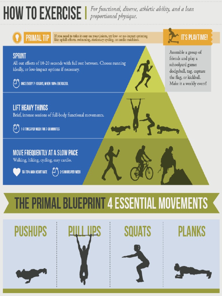 Mark Sisson - Primal Blueprint - How-To-Exercise | PDF