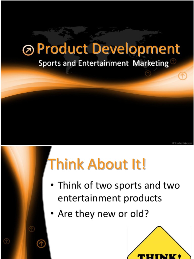 Product Development: Sports and Entertainment Marketing | PDF ...