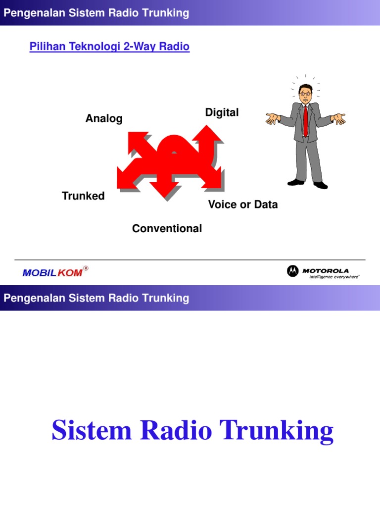 Pengenalan Sistem Radio Trunking | PDF