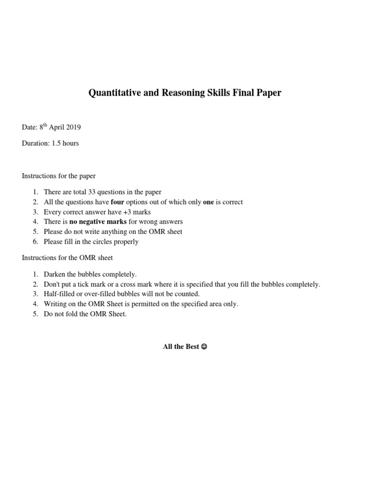 Quantitative Ability Test | PDF | Compound Interest | Interest