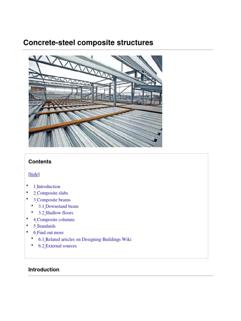 Concrete-Steel Composite Structures | PDF | Composite Material | Column