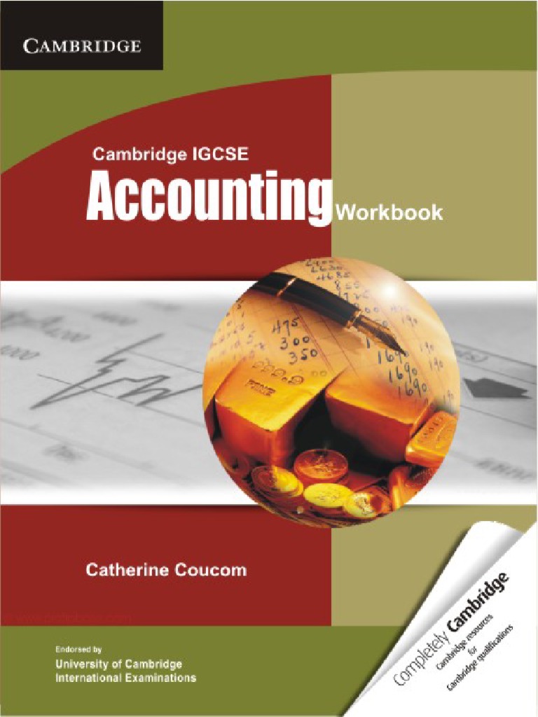 Cambridge IGCSE Accounting Workbook | PDF | Expense | Income Statement