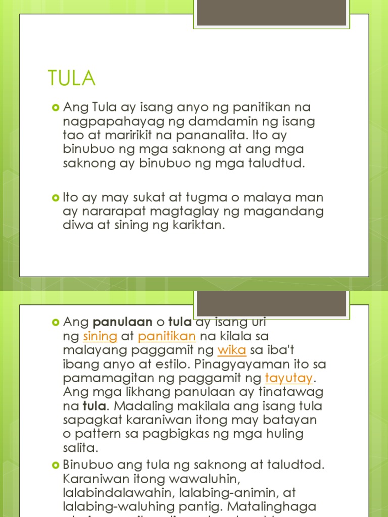TULA | PDF