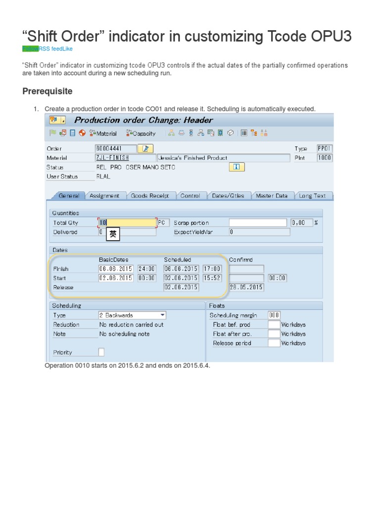 Shift Order Indicator-OPU3 | PDF