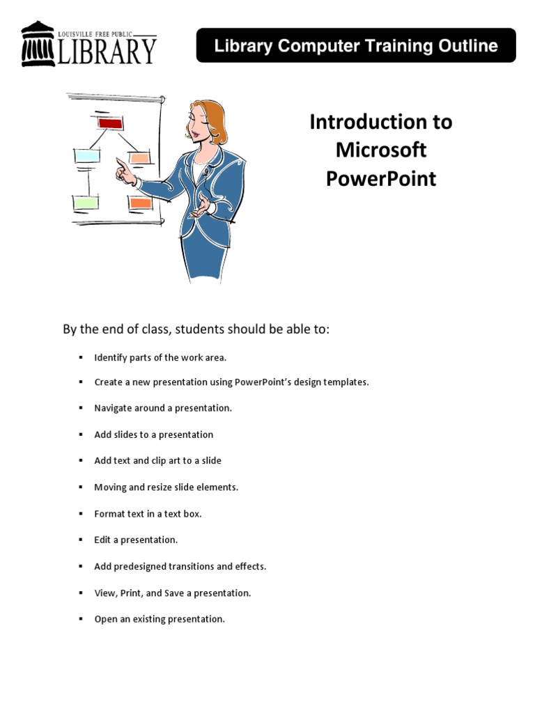 Introduction to Microsoft PowerPoint | PDF | Microsoft Power Point ...