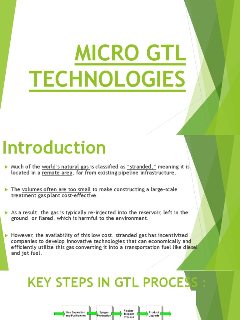 GTL | PDF | Gas To Liquids | Natural Gas