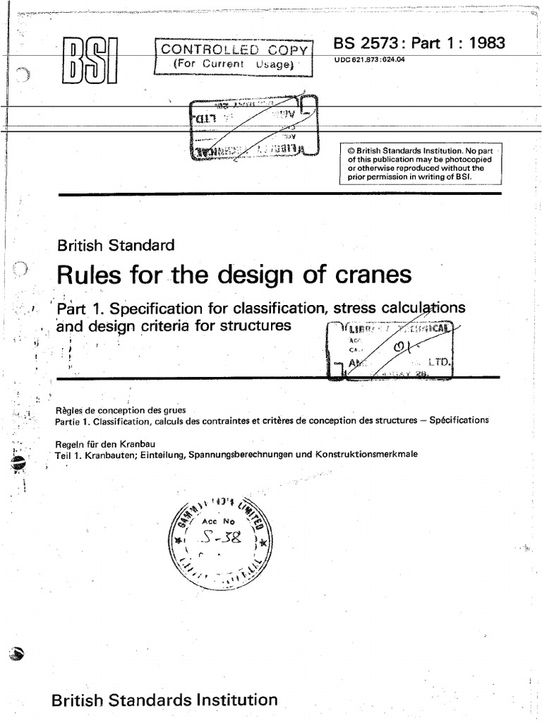 BS 2573-1-1983 | PDF