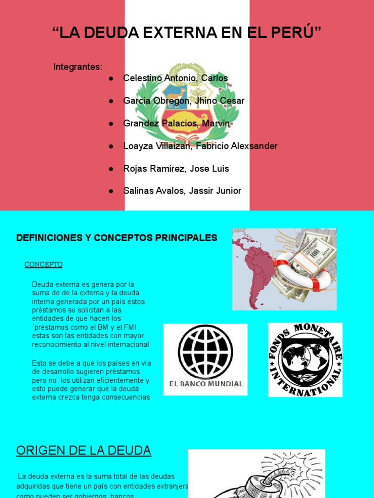 La Deuda Externa en El Perú | PDF | La deuda externa | Deuda gubernamental