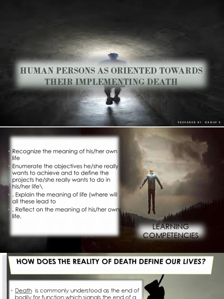 Human Persons As Oriented Towards Their Implementing Death | PDF ...