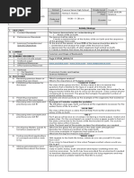 Detailed Lesson Plan in Earth and Life Science For Grade 11 | PDF ...