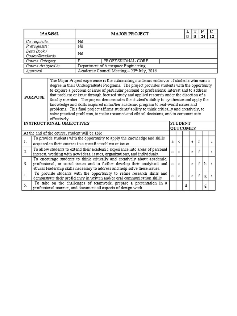 Co-Requisite: Prerequisite: Data Book / Codes/Standards Course Category ...