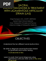 Sacral OMM Guide | PDF | Anatomical Terms Of Motion | Human Anatomy