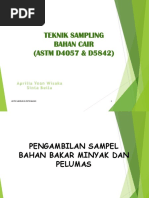 Teori Serta Tata Cara Sampling ASTM 4057 | PDF