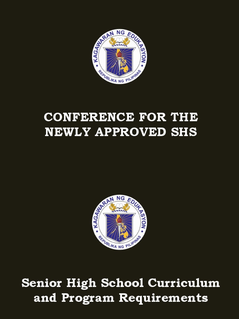 #1-SHS Curriculum and Program Requirements - New SHS2018 | PDF ...