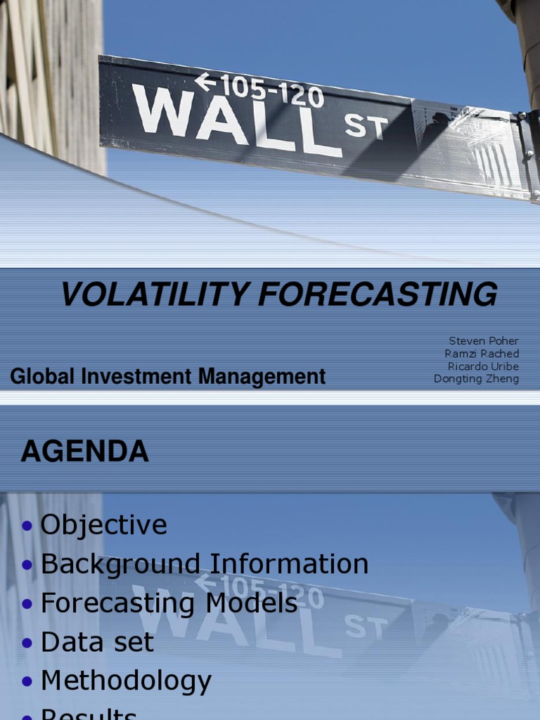 Volatility Forecasting: Global Investment Management | Download Free ...