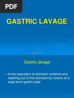 Gastric Lavage Procedure Overview | PDF | Syringe | Medicine