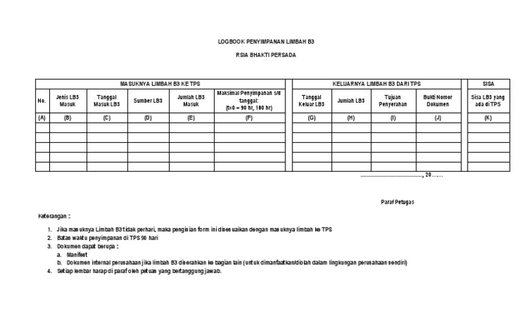 Logbook TPS B3 | PDF