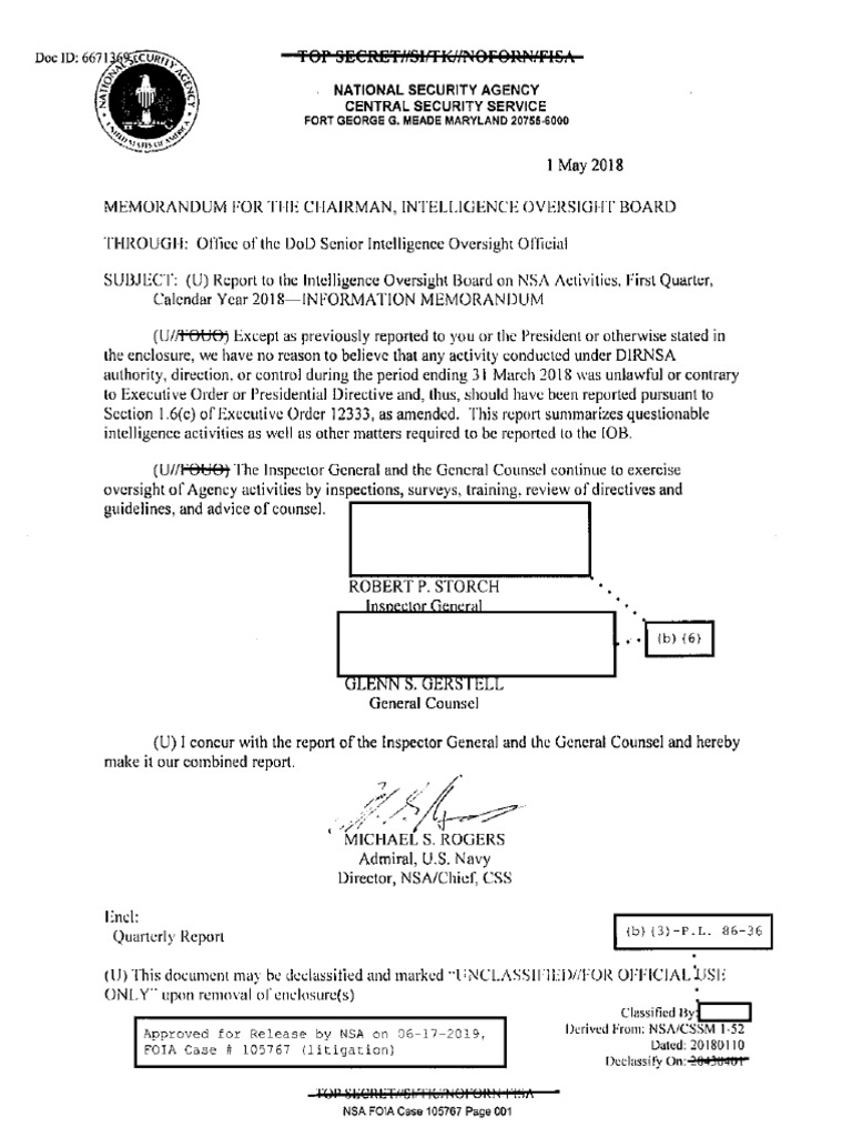 Nsa Foia | PDF | National Security Agency | Espionage