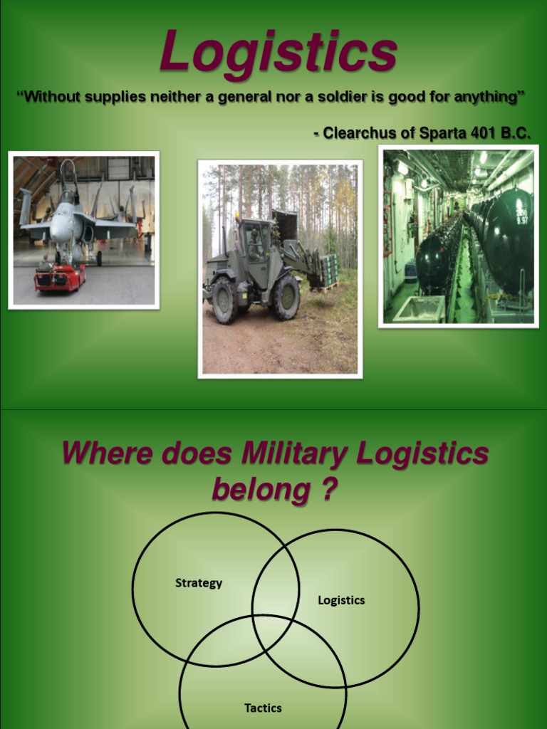 Military Logistics | PDF | Logistics | Military