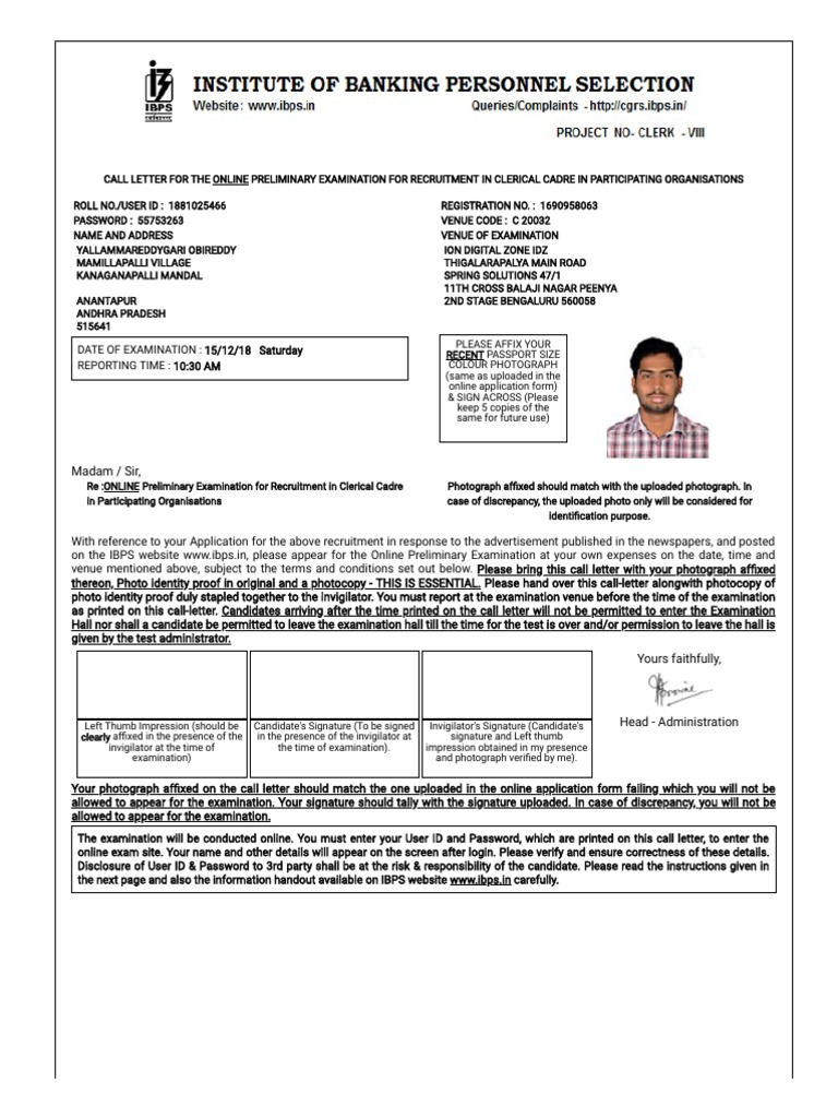 Obi Reddy Ibs | PDF | Identity Document