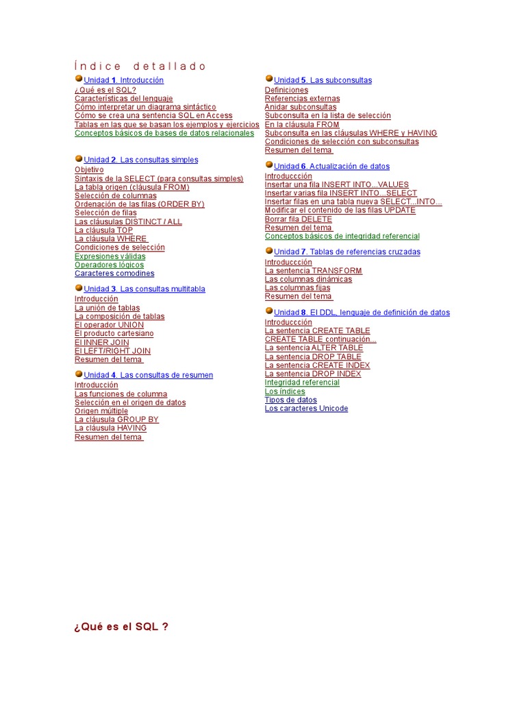 Curso de SQL Server | PDF | SQL | Tabla (base de datos)
