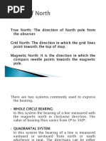 Plotting Bearings on Maps Guide | PDF | Compass | Force