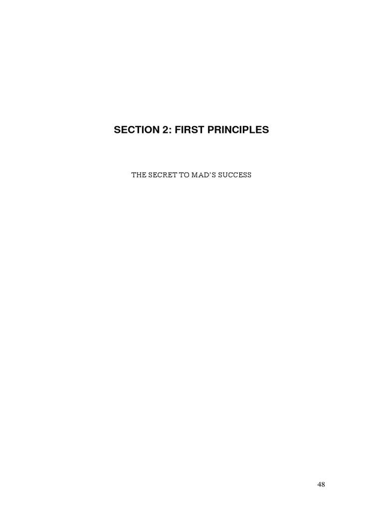FIRST PRINCIPLES MAD Training Handbook 2010 PDF | PDF | Rights | Crime ...