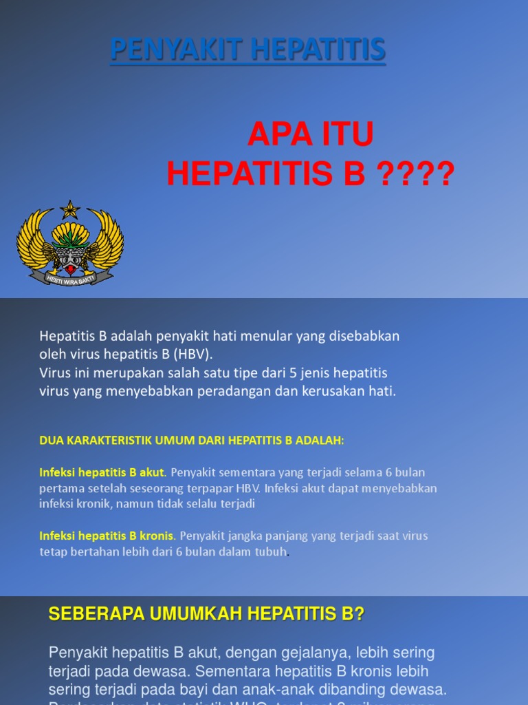 Tanda dan Gejala Hepatitis B | PDF