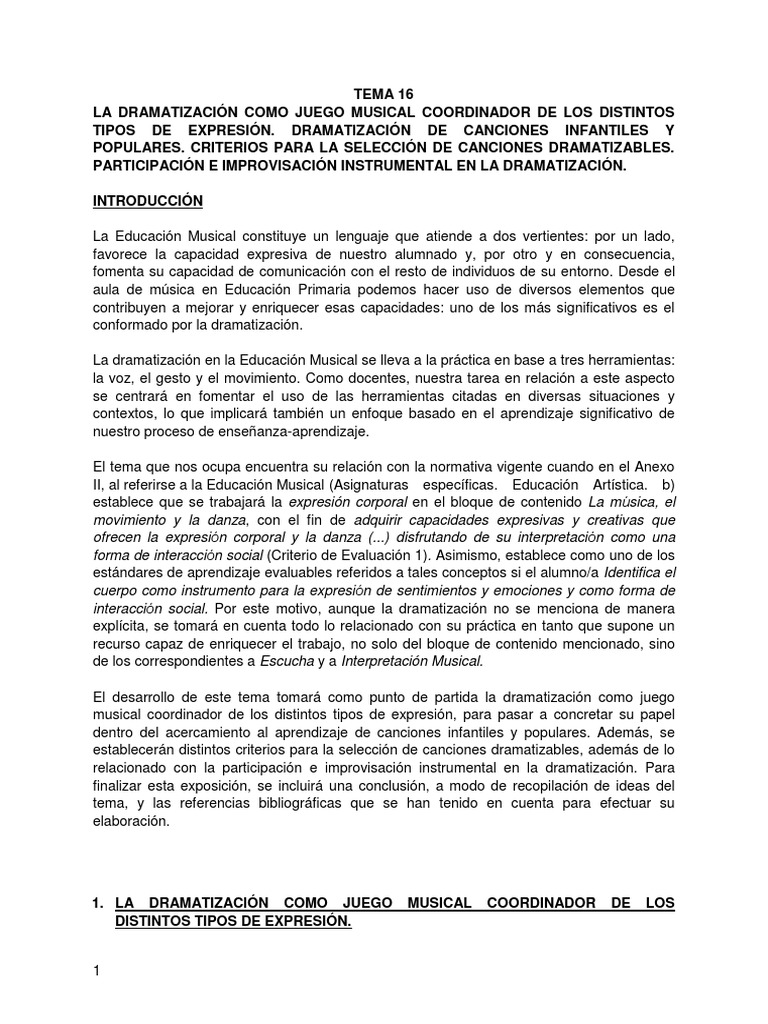 Tema | PDF | Canciones | Ópera