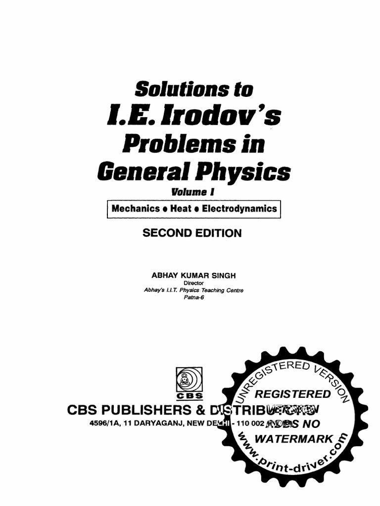 Solucionario Irodov PDF | PDF