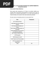 Evaluación HCR-20 V3: Riesgo de Violencia | PDF