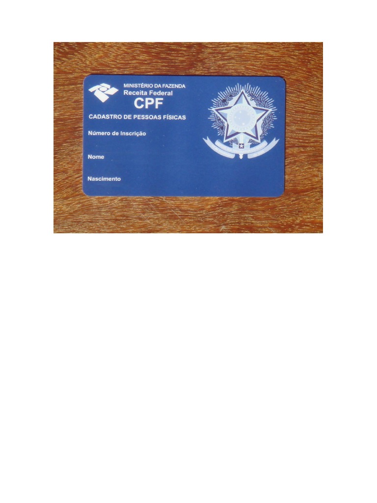 Modelo CPF | PDF