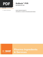 Kollidon-Cl Technical Information | PDF | Tablet (Pharmacy) | Solubility