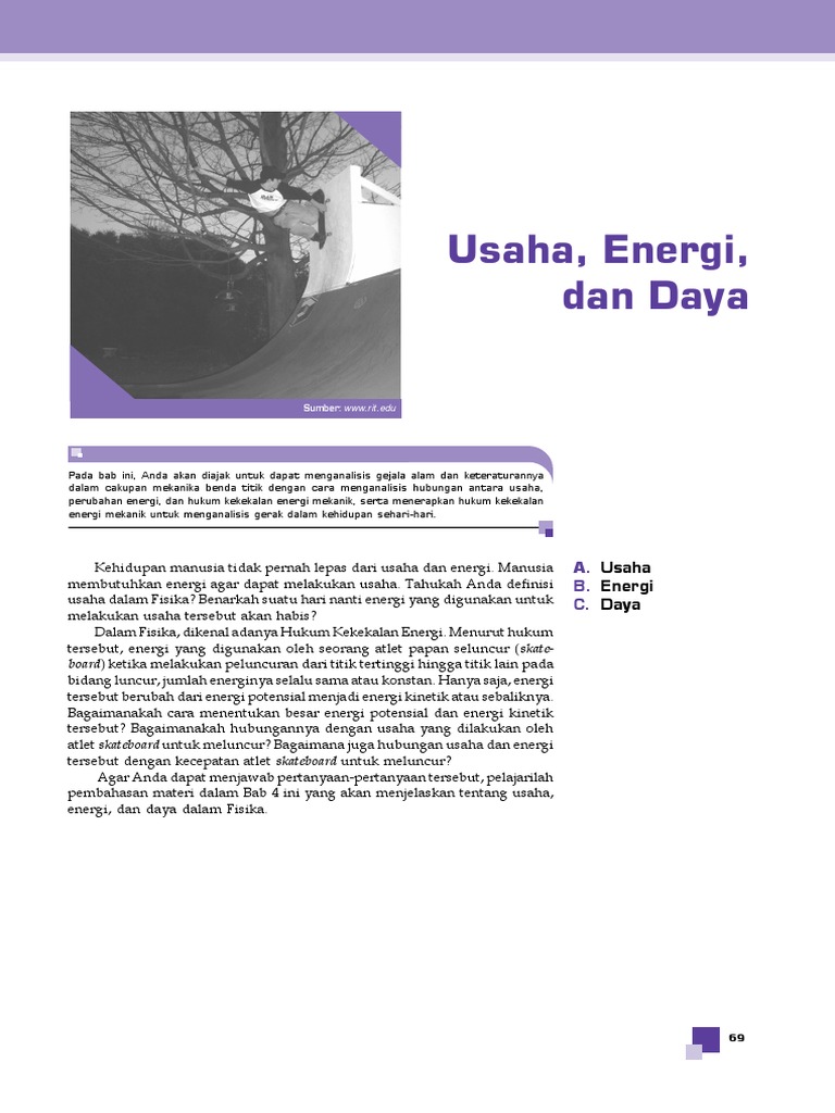 Rumus Usaha Energi Dan Daya PDF | PDF | Sains & Matematika