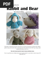 Free Izzy Teddy Bear Knitting Pattern | PDF | Home & Garden
