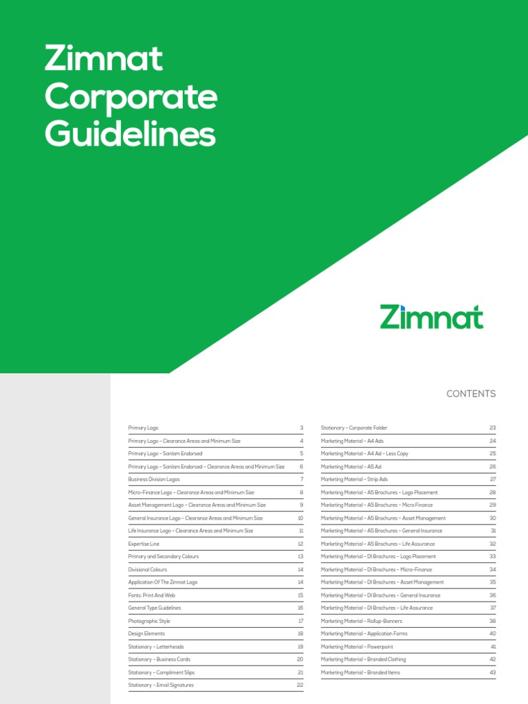 Zimnat Logo and Brand Guidelines: Detailed specifications for proper ...